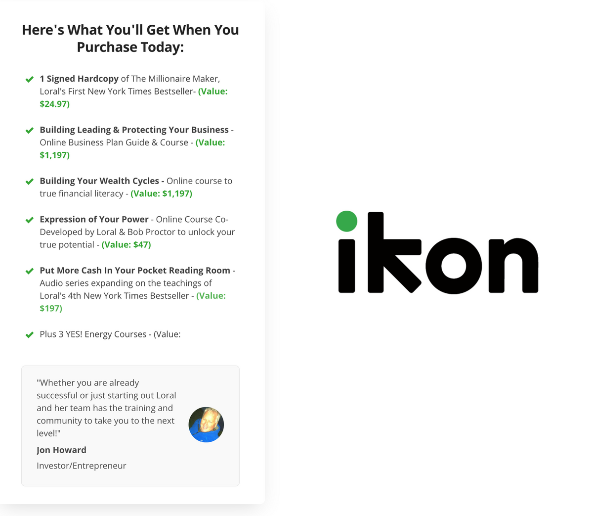 iKon 2021 Bundle – IntegratedWealthSystems.com